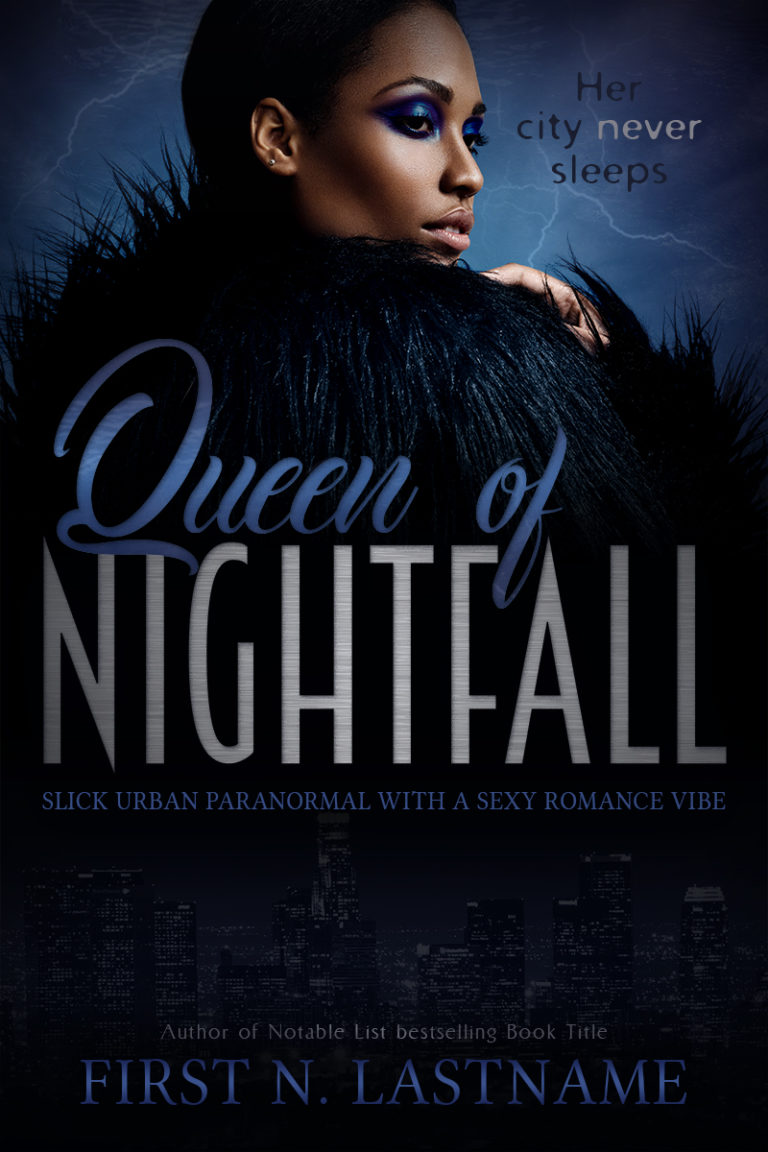 Paranormal Romantic Suspense Premade Book Cover: Queen of Nightfall